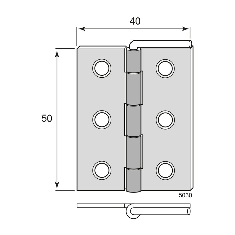 Innanfönstergångjärn 5030 – Scandinavian WindowCraft